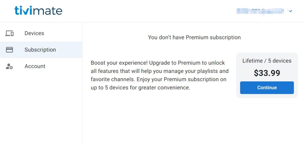 Hoe TiViMate Premium Te Kopen?